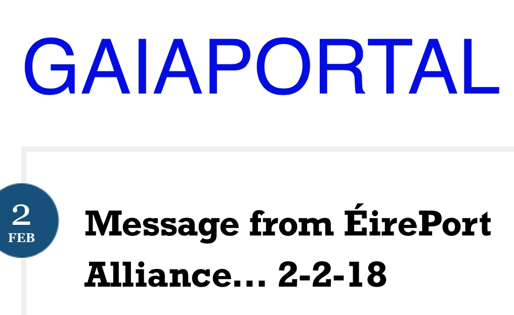 Important Gaia Portal 2.2.2018 | Crowcaws